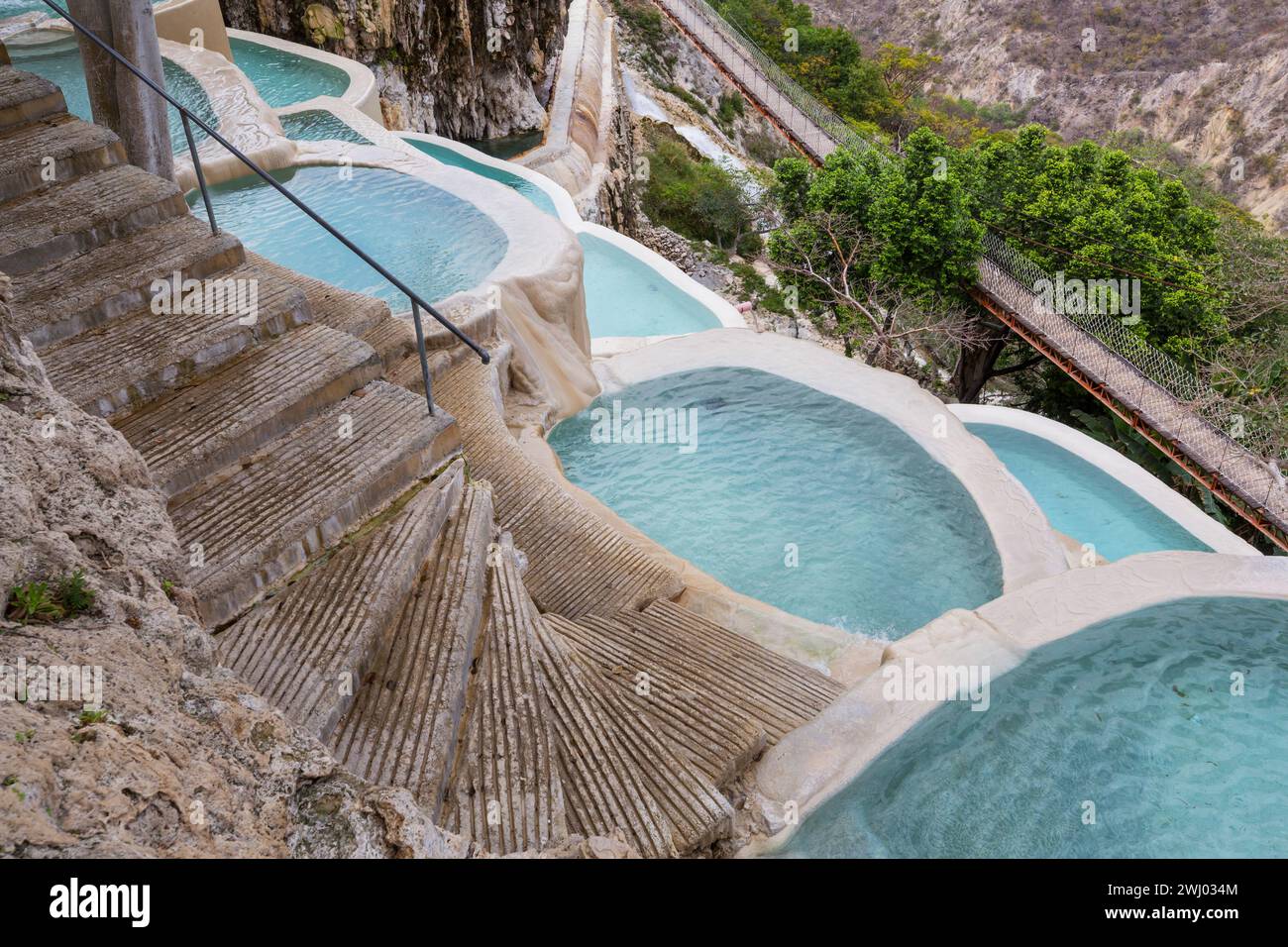 The Grutas of Tolantongo are a national park with hot springs, in the ...