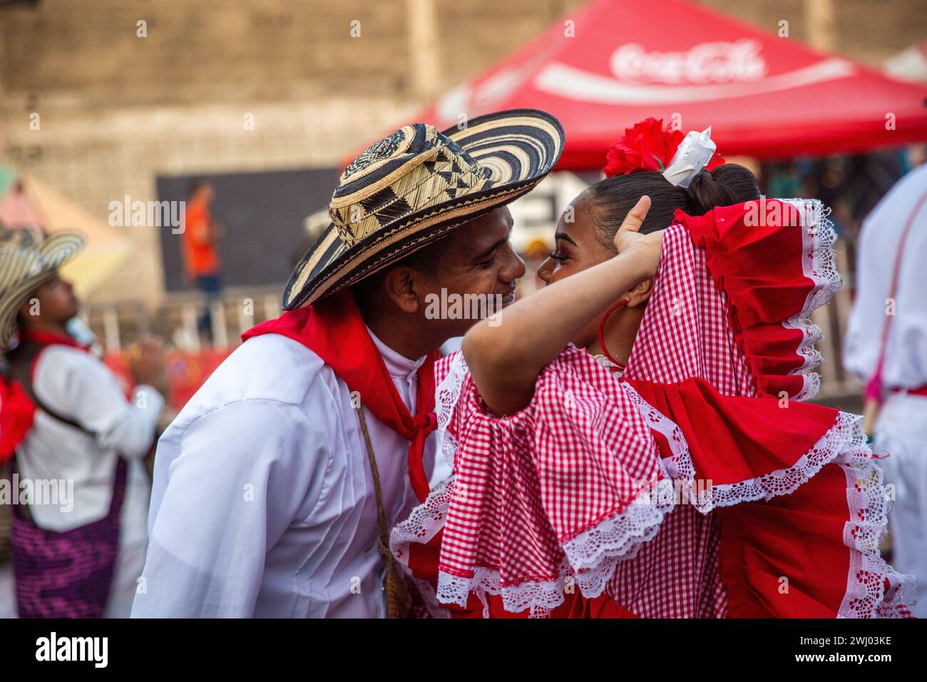 A couple dances during the parade The Barranquilla Carnival is one of ...