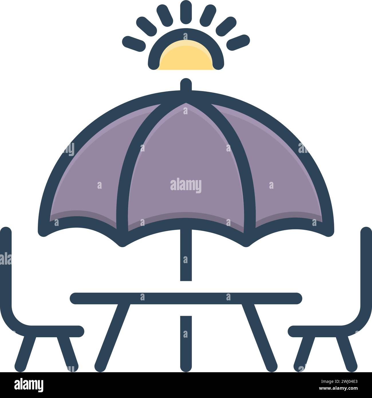 Deck terrace Stock Vector Images - Alamy