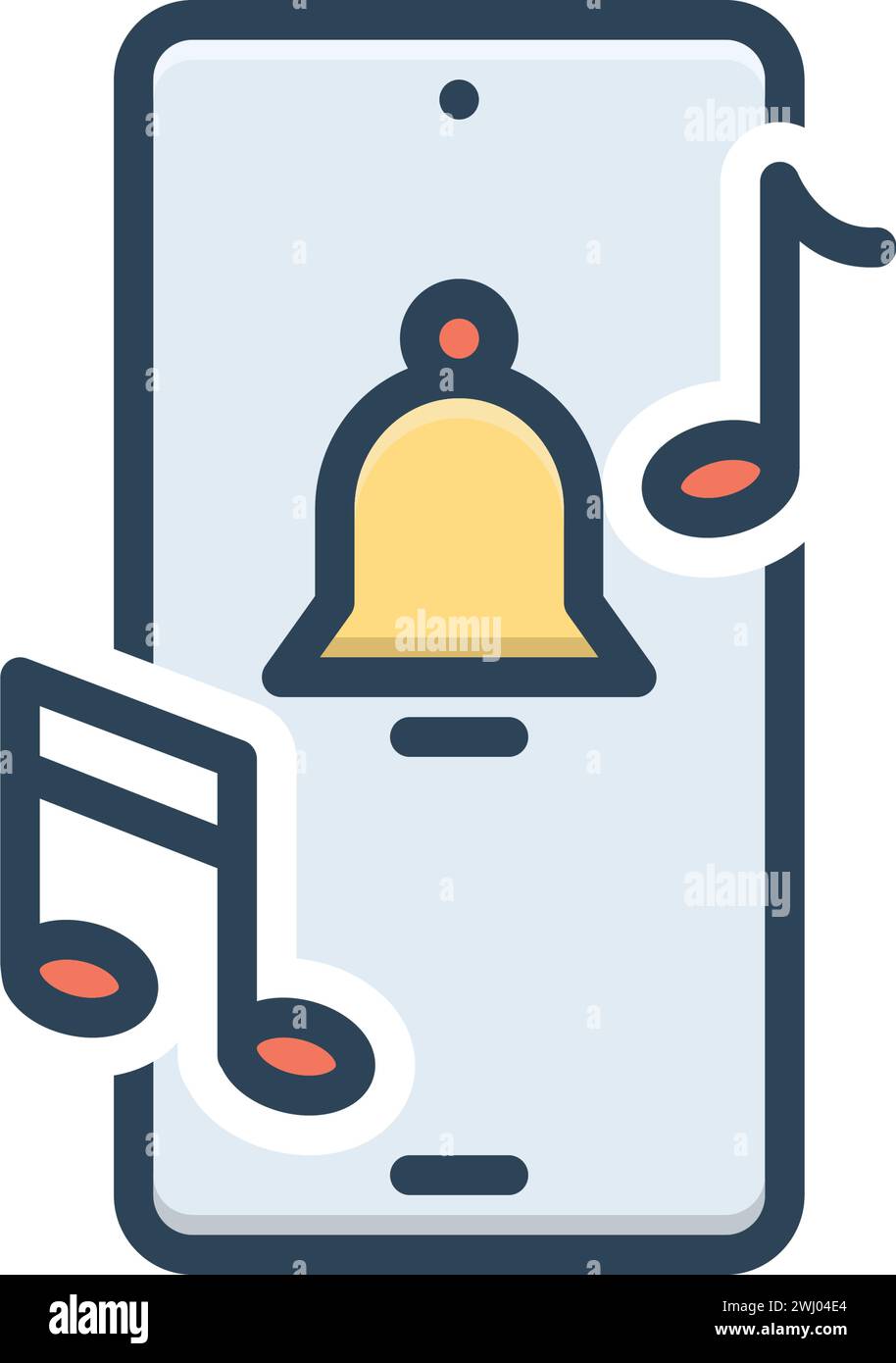 Ringtones symbol hi-res stock photography and images - Alamy