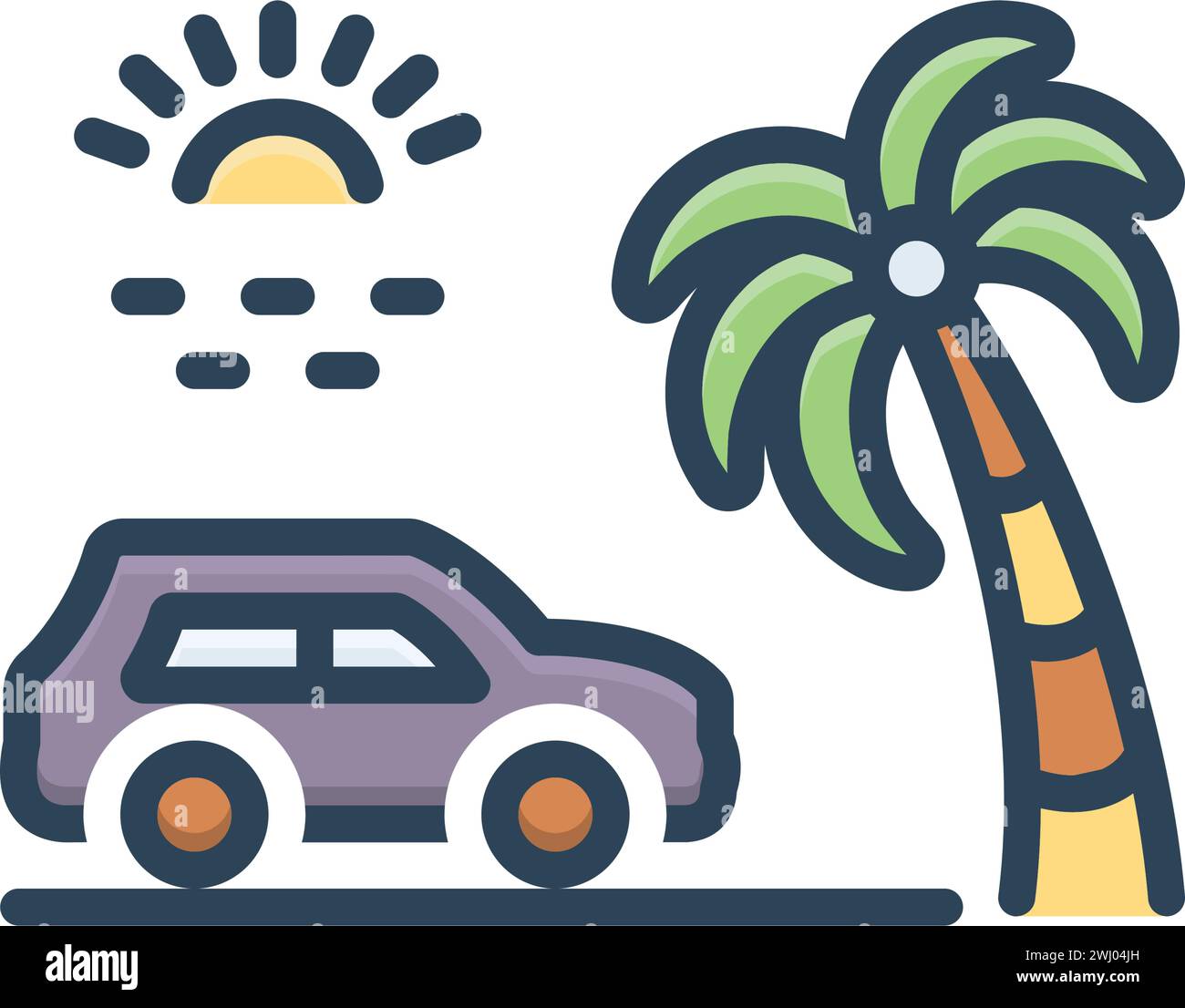 Somewhere silhouette Stock Vector Images - Alamy