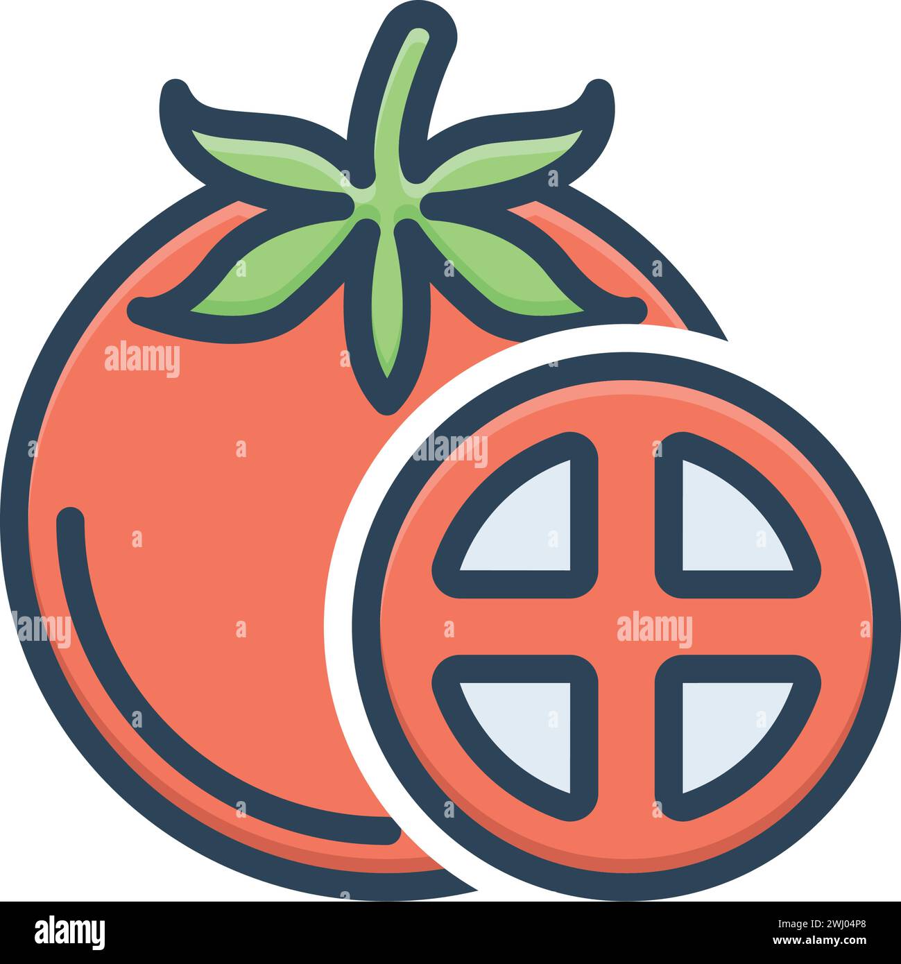 Icon for tomato,veggie Stock Vector Image & Art - Alamy