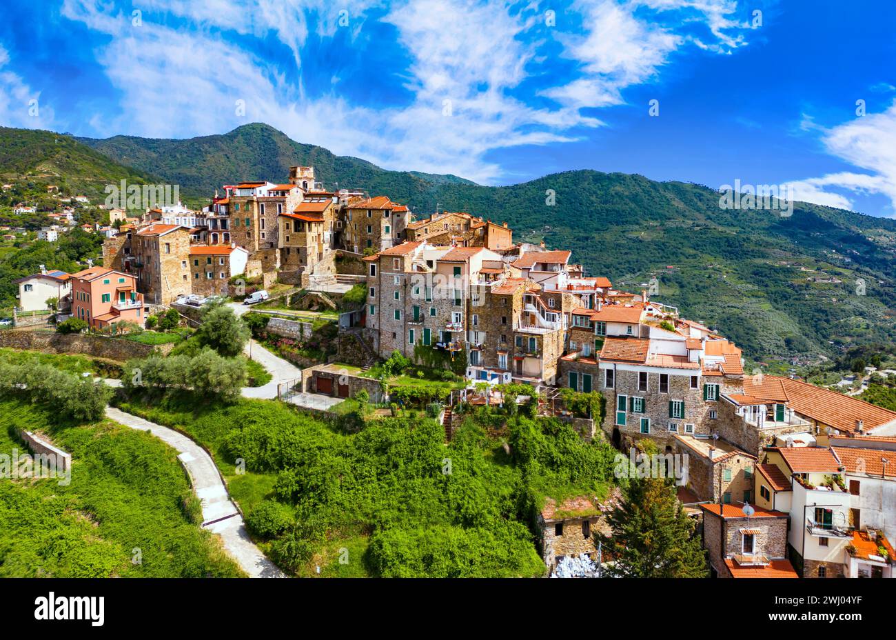 Village of perinaldo hi-res stock photography and images - Alamy