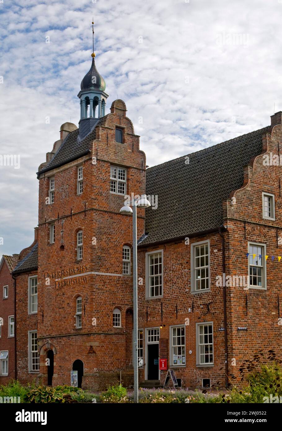 Old town hall with local history museum and East Frisian tea museum ...