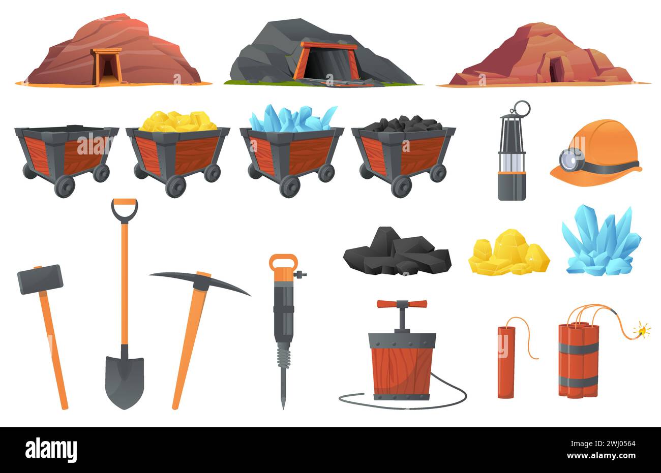 Mining tools hi-res stock photography and images - Alamy