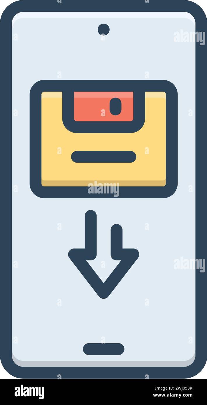 Icon for saved,secure Stock Vector Image & Art - Alamy
