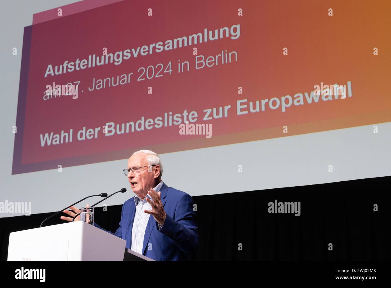 Erster BSW-Parteitag in Berlin Berlin, Deutschland - 27. Januar 2024 ...