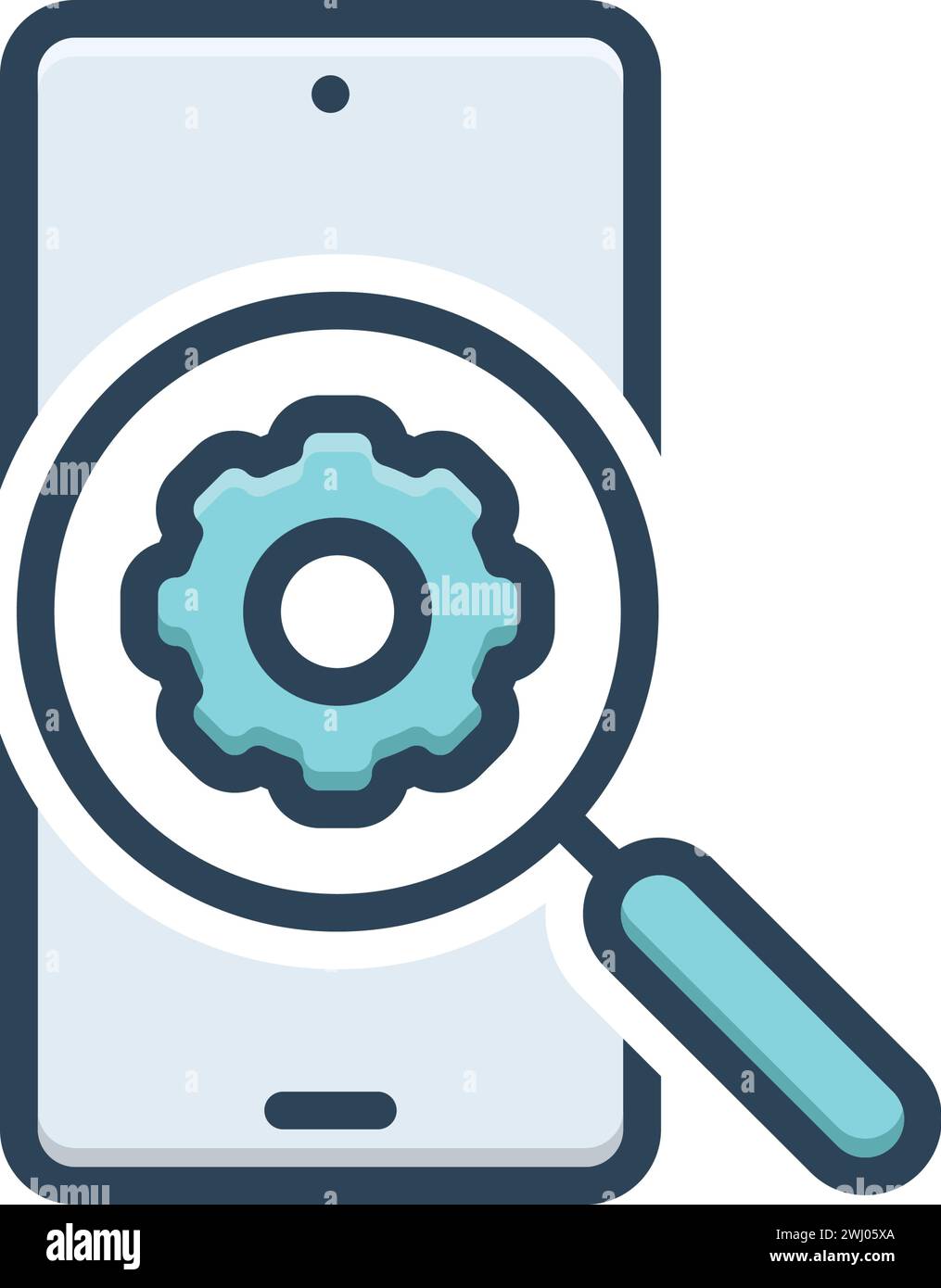 Icon for functioning,cogwheel Stock Vector Image & Art - Alamy