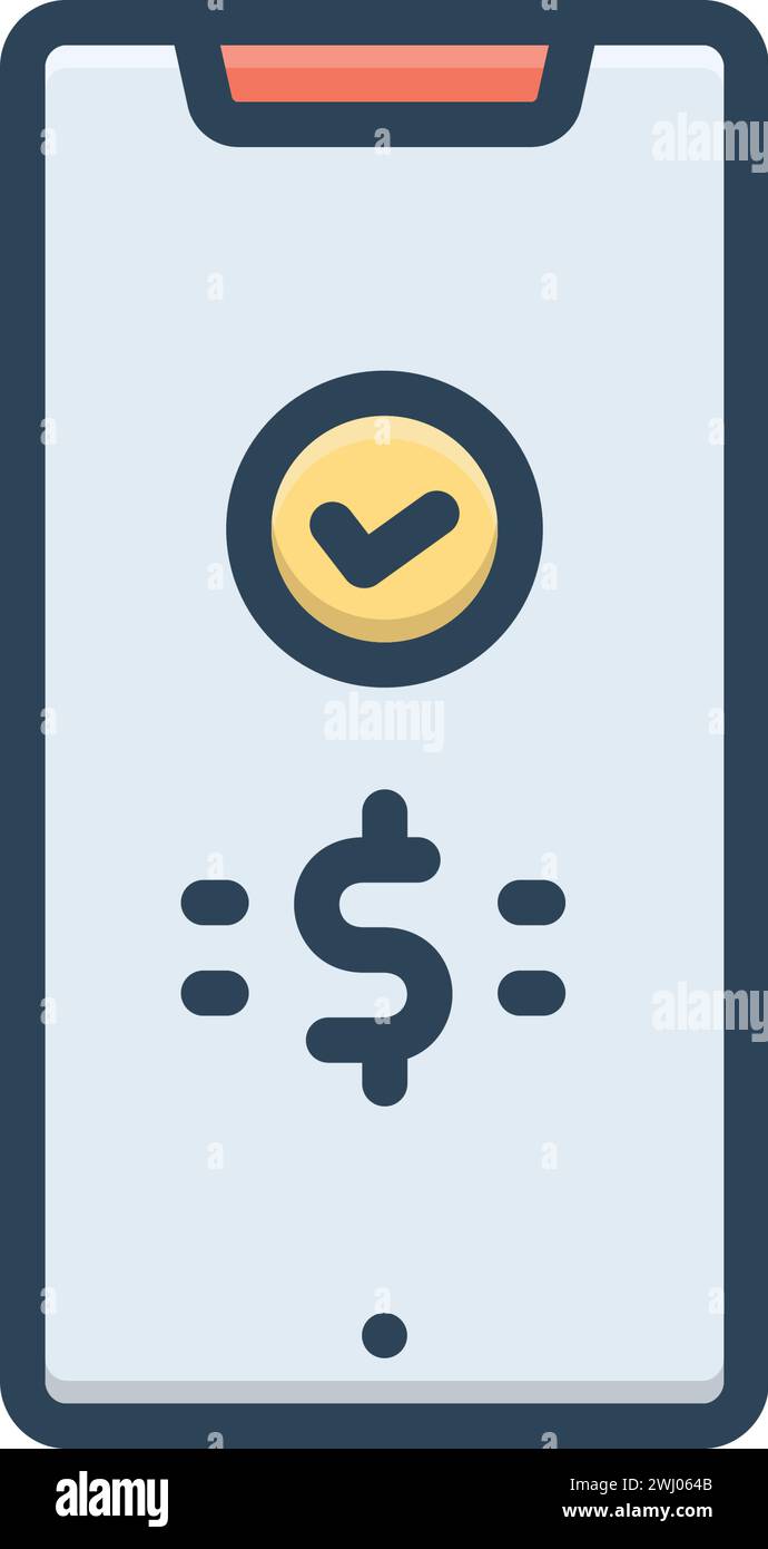 Pay accept Stock Vector Images - Alamy