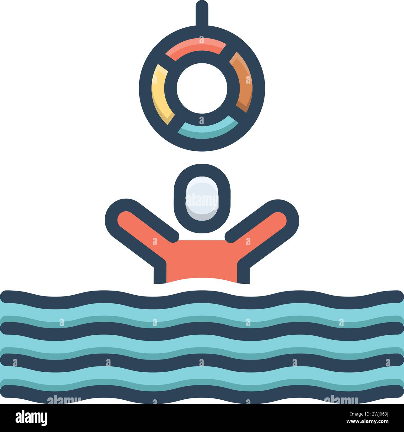 Icon for survival,floater Stock Vector Image & Art - Alamy