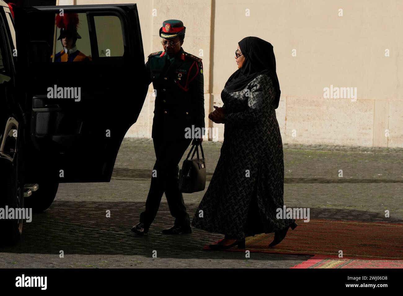 Samia Suluhu Hassan, President of Tanzania leave after a private ...