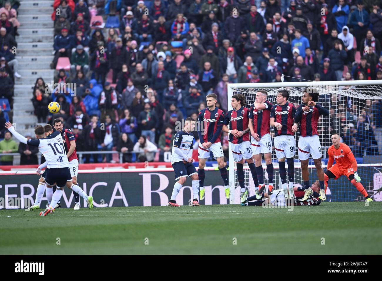 Oudin Remi (Lecce) during the Italian "Serie A match between Bologna 4 ...