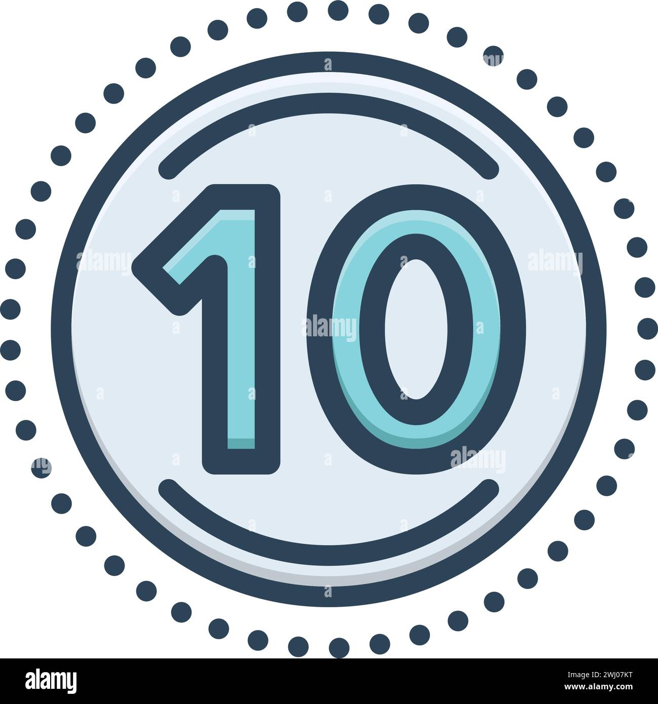 Icon for ten,label Stock Vector Image & Art - Alamy