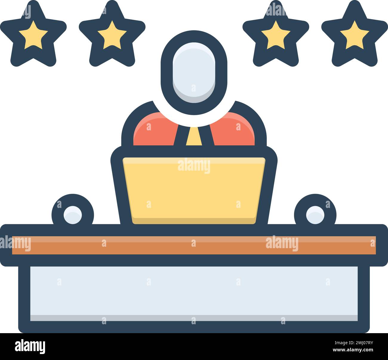 Icon for employed,working Stock Vector Image & Art - Alamy