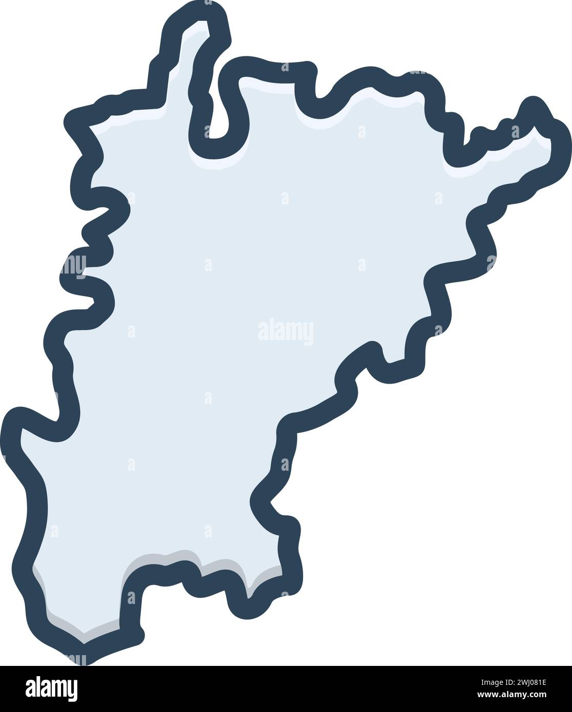 Map of uri hi-res stock photography and images - Alamy