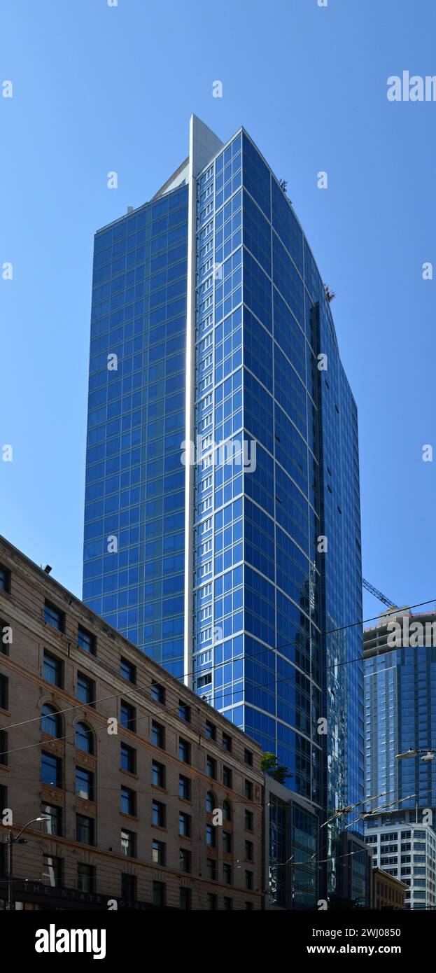 Modern Skyscraper in Downtown Seattle, Washington Stock Photo - Alamy