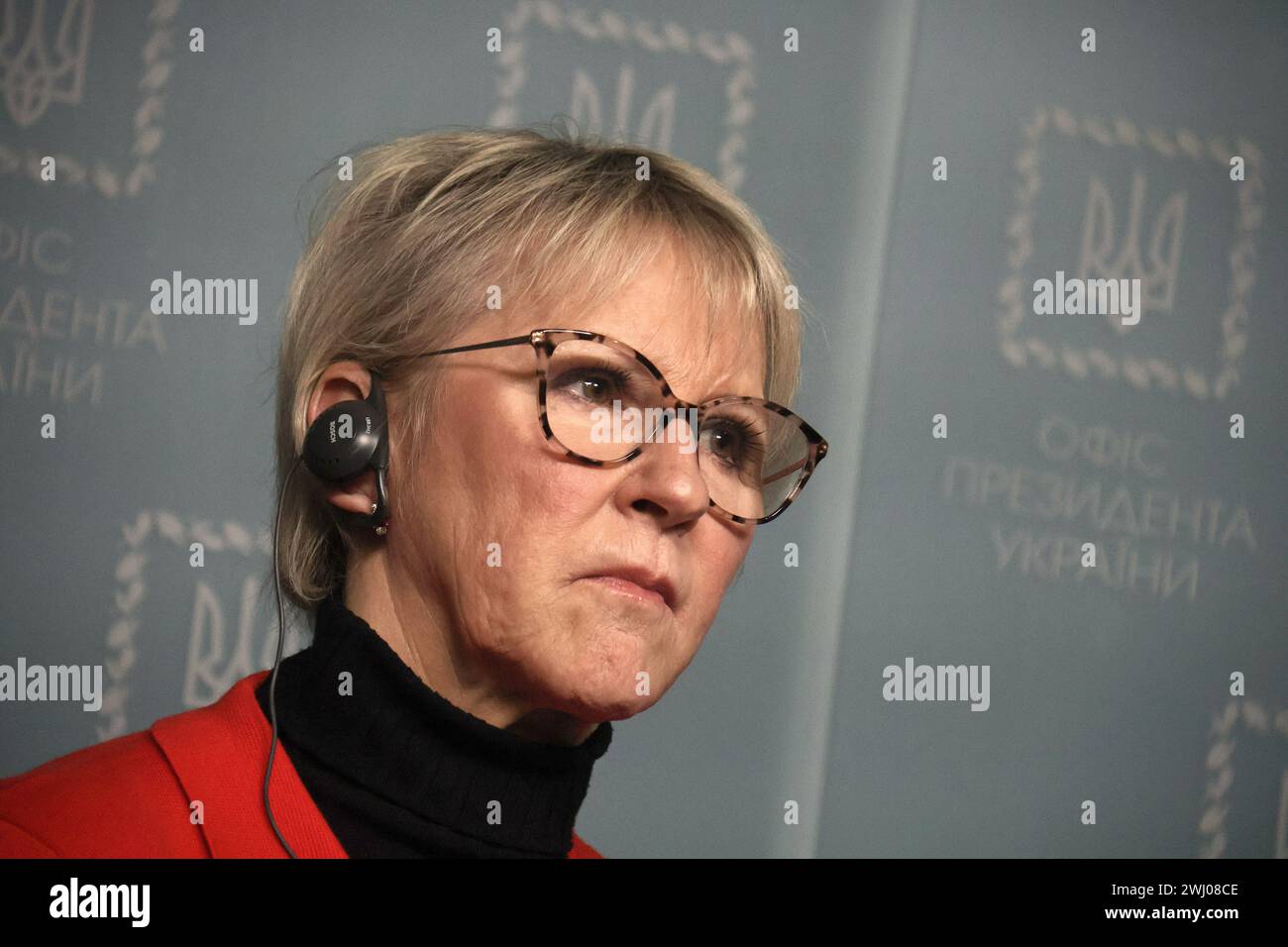 KYIV, UKRAINE - FEBRUARY 09, 2024 - Swedish Minister for Foreign ...