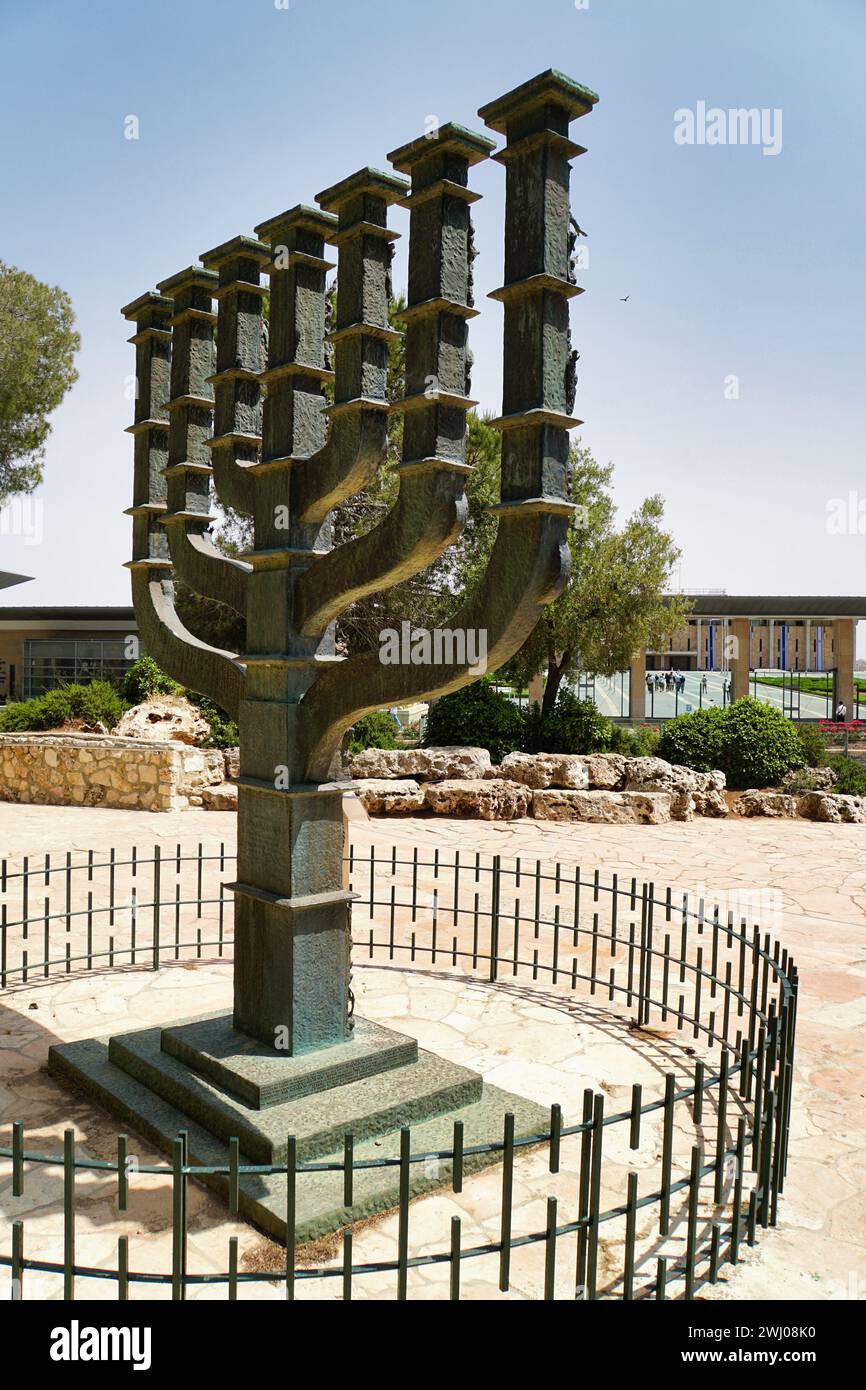 Knessetmenora hi-res stock photography and images - Alamy