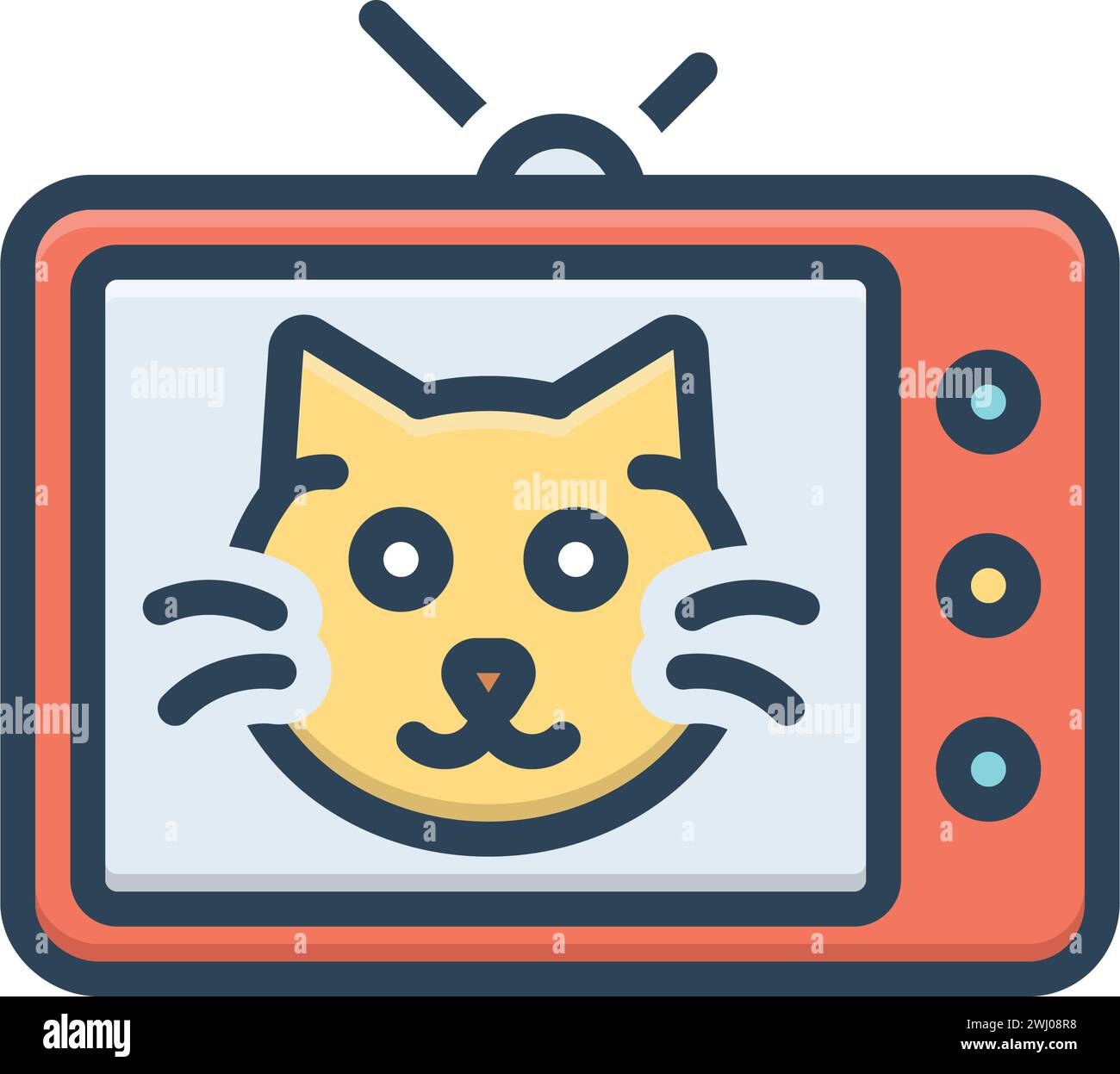 Icon cartoons tv hi-res stock photography and images - Alamy