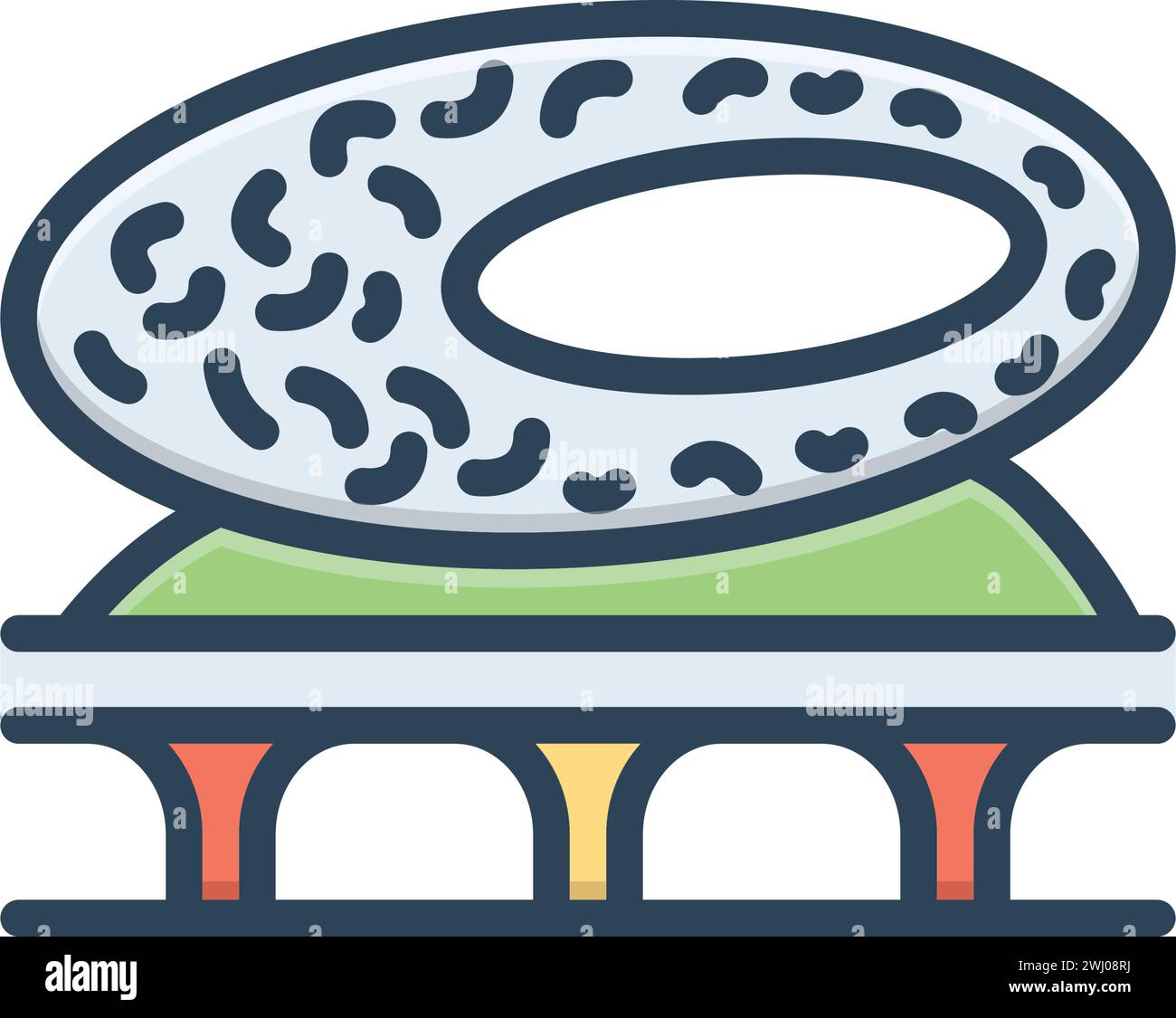 Dubai museum building Stock Vector Images - Alamy