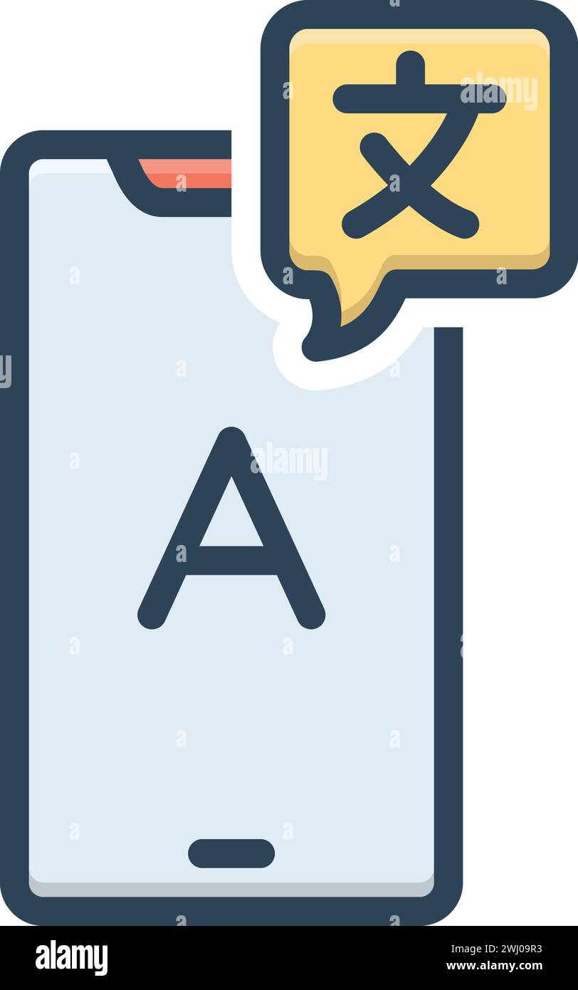 Icon for translator,interpreter Stock Vector Image & Art - Alamy