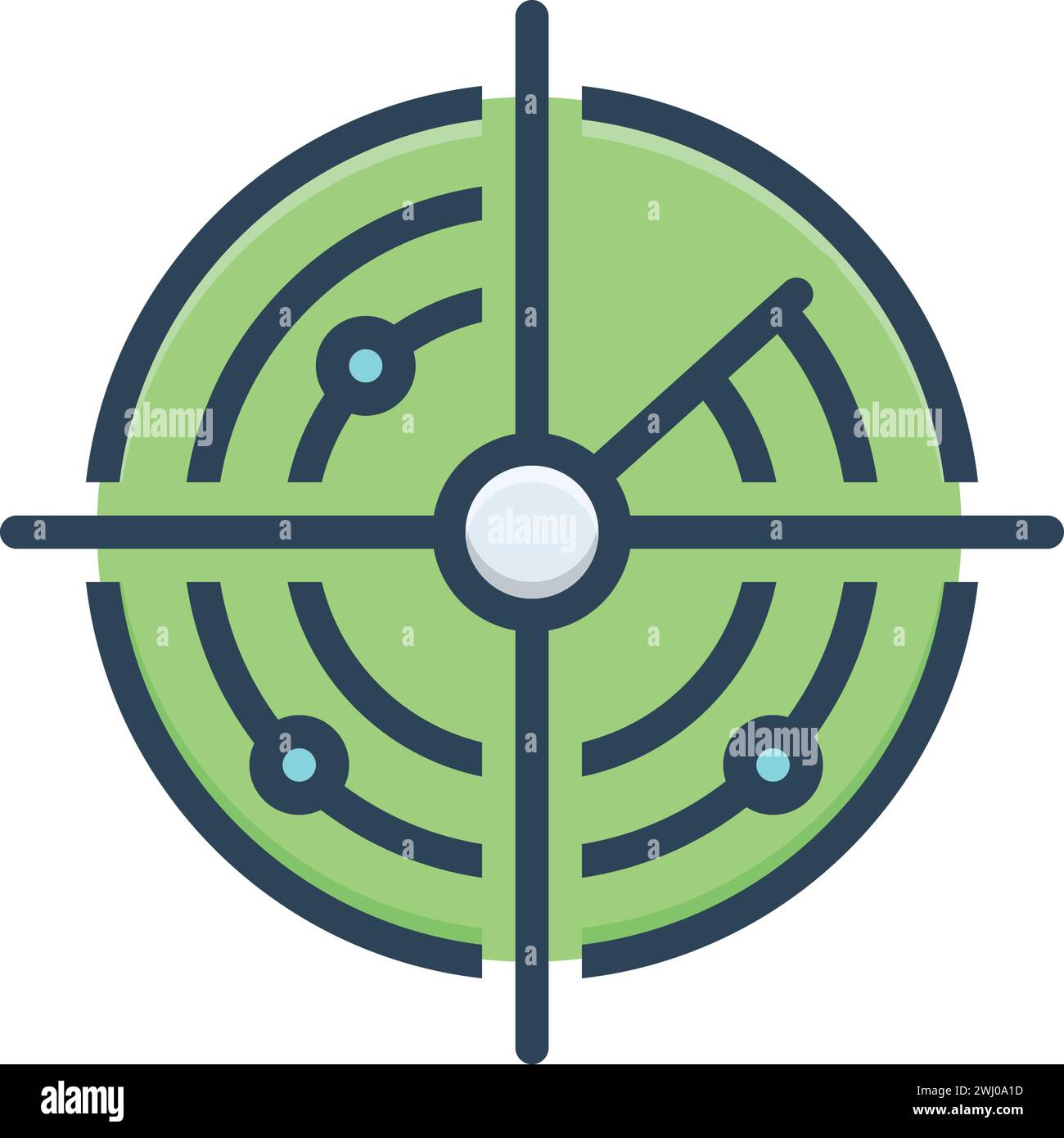 Icon for radar,detection Stock Vector Image & Art - Alamy
