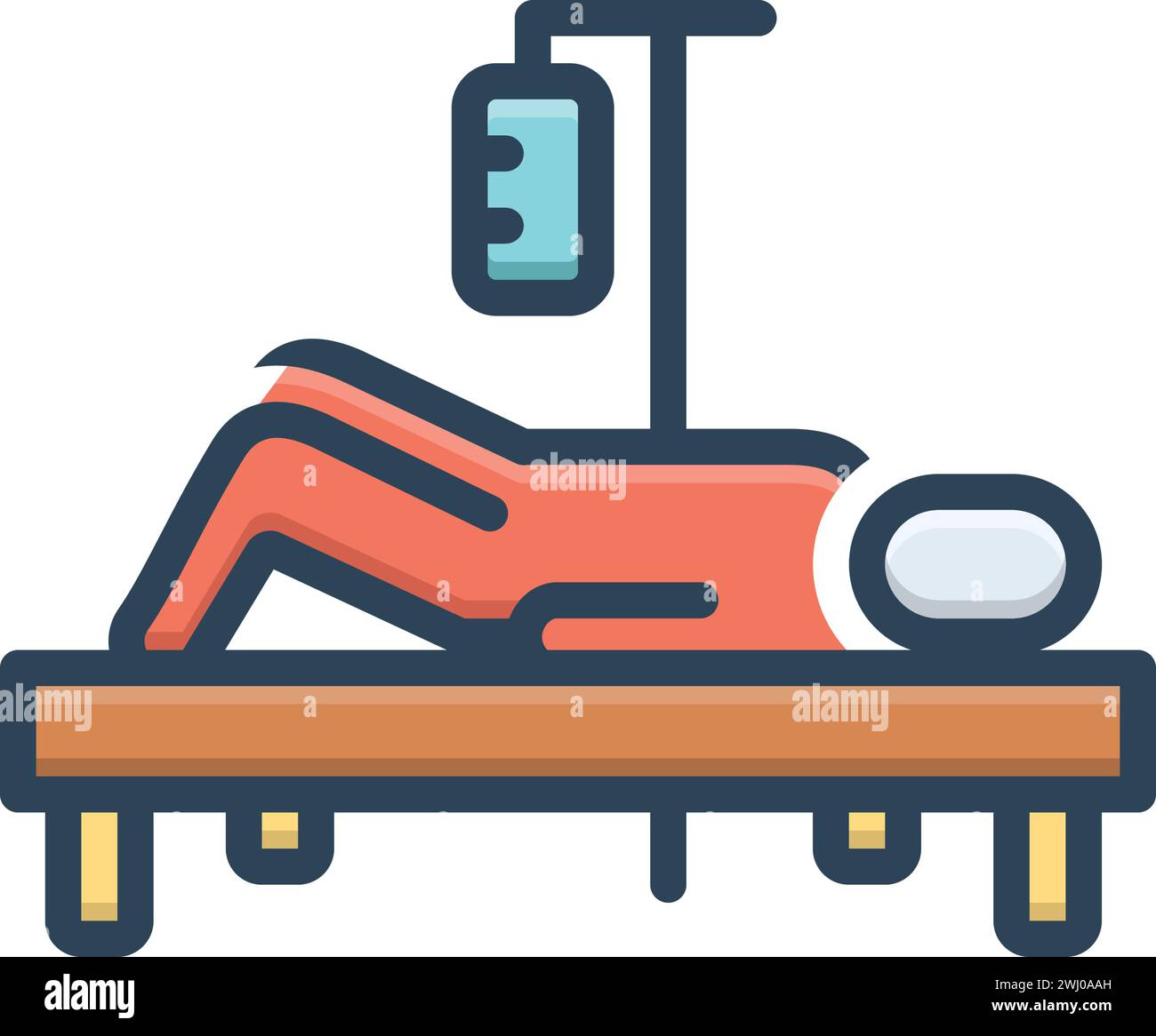 Icon for laid,patient Stock Vector Image & Art - Alamy