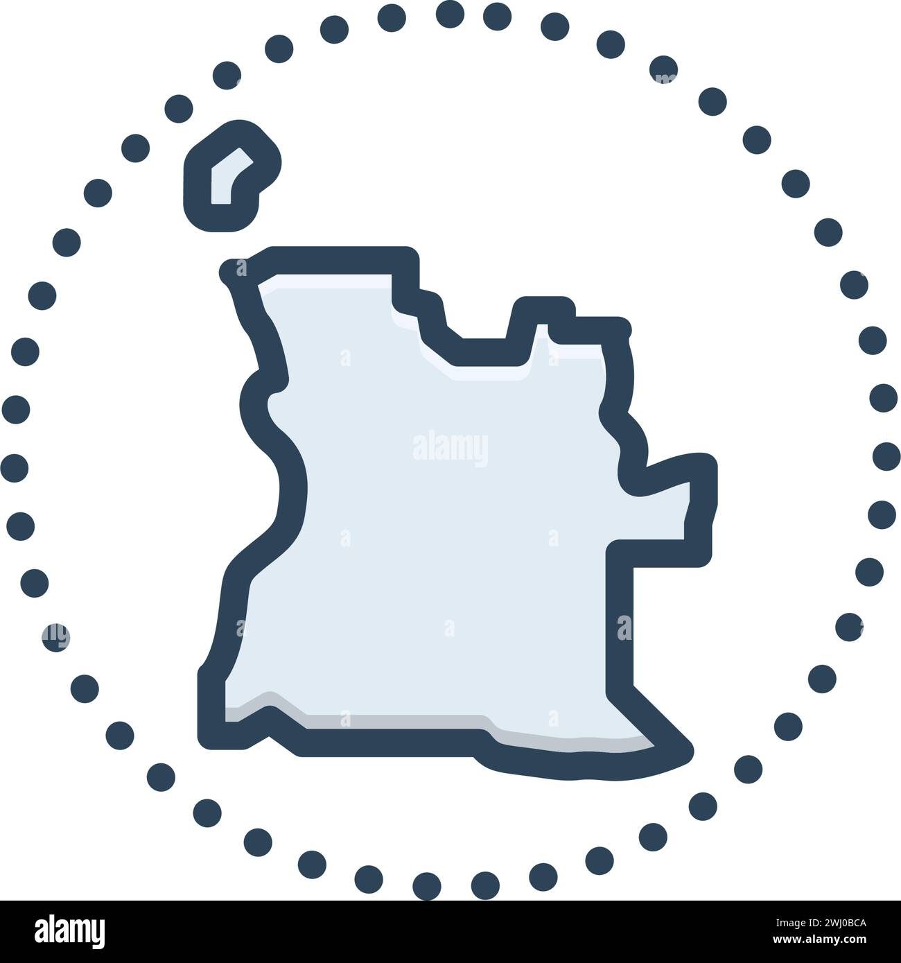 Icon for angola,map Stock Vector Image & Art - Alamy