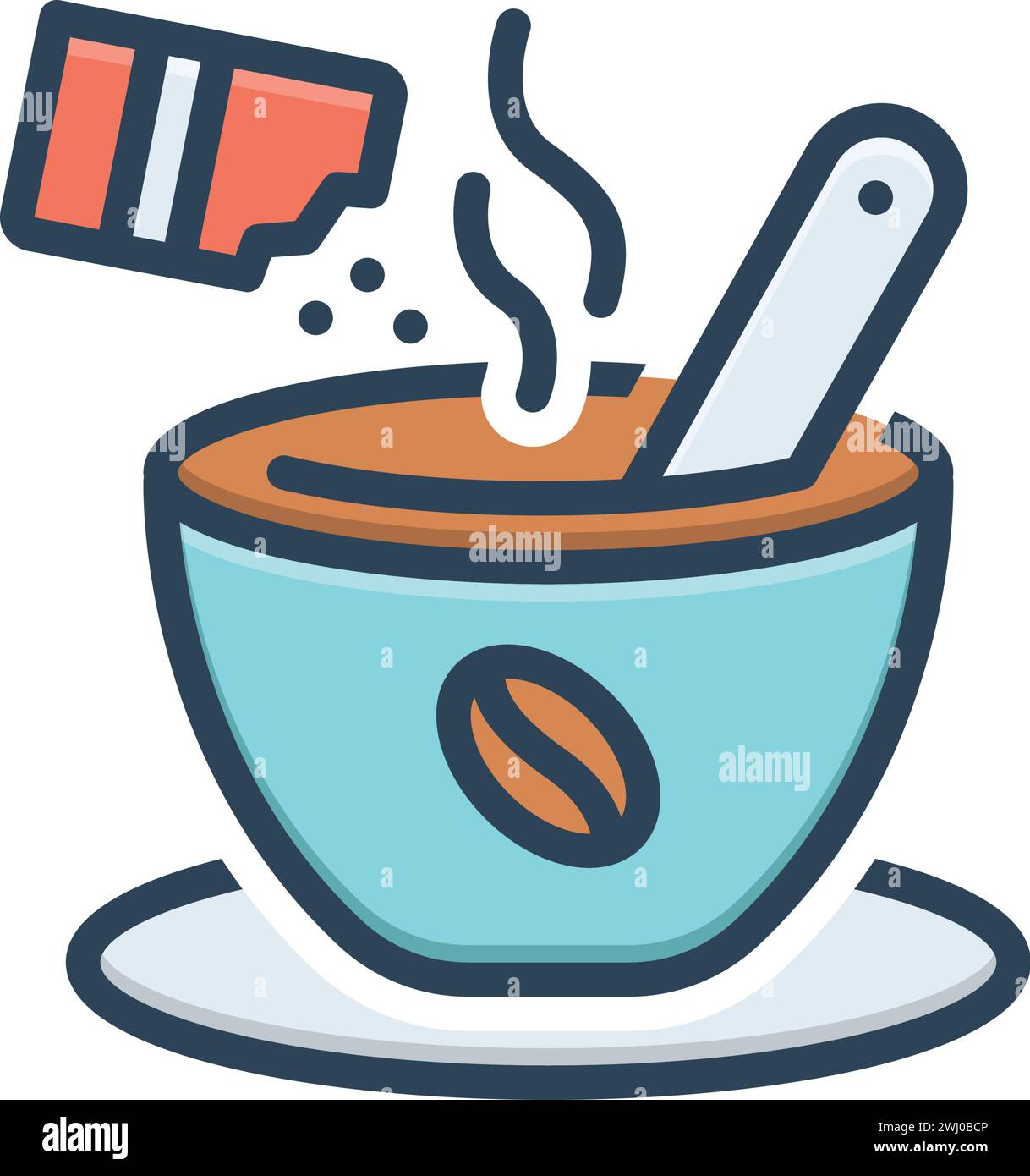 Instant mix Stock Vector Images - Alamy