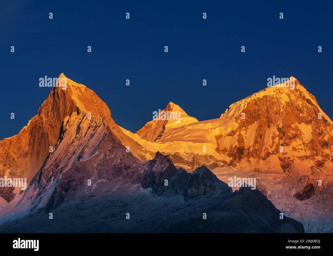 The Cordillera Blanca in the northern Andes of Peru is the highest ...