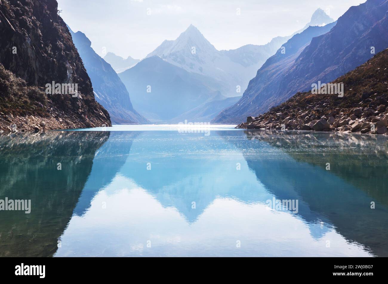 The Cordillera Blanca in the northern Andes of Peru is the highest ...