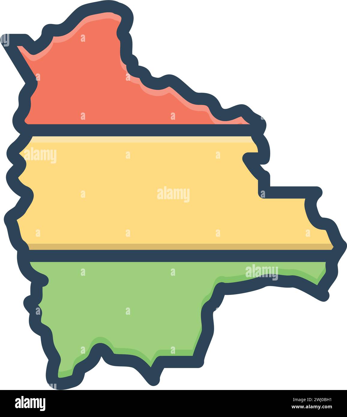 Icon for bolivia,map Stock Vector Image & Art - Alamy