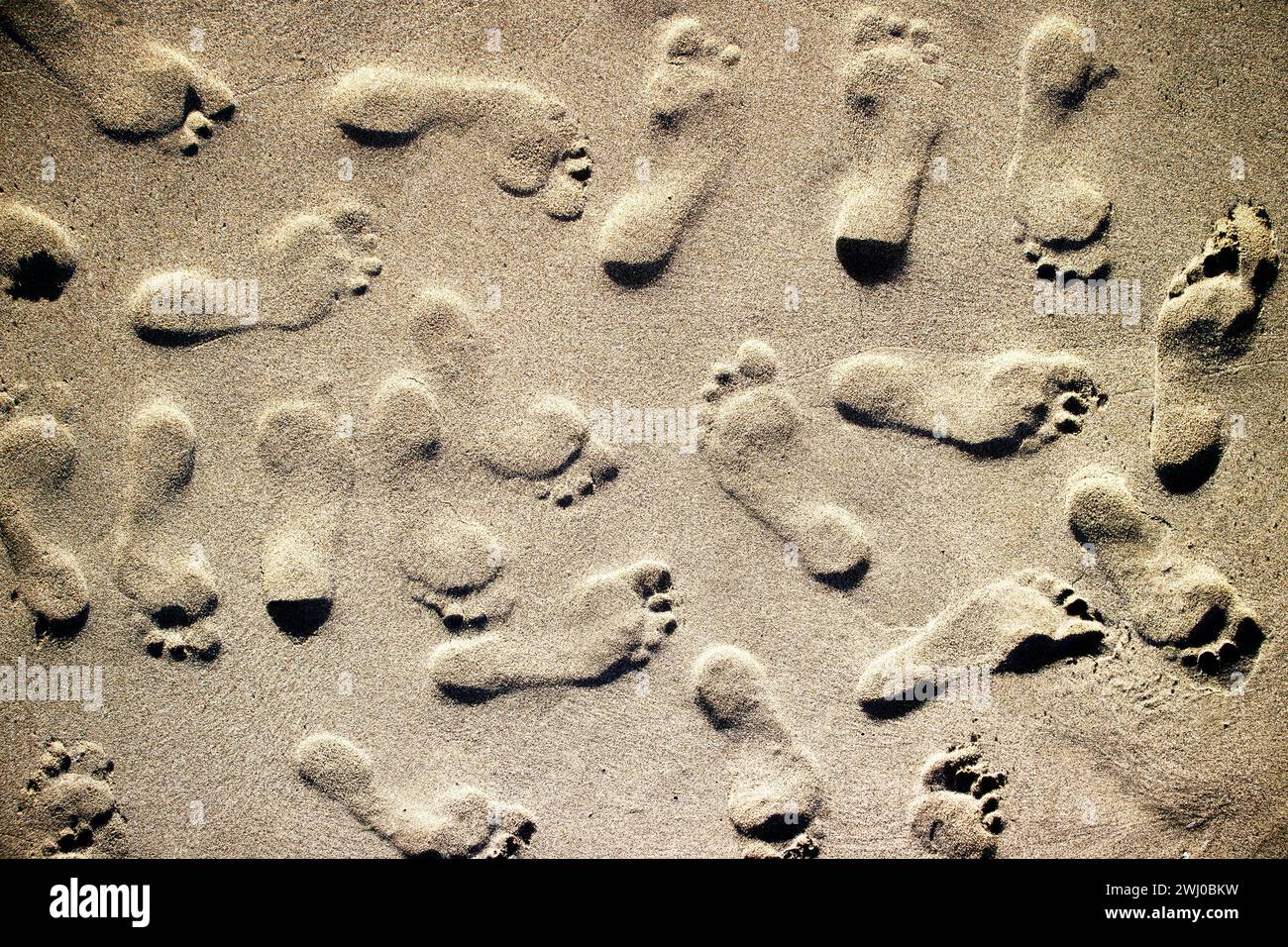 Human foot and footprints hi-res stock photography and images - Alamy