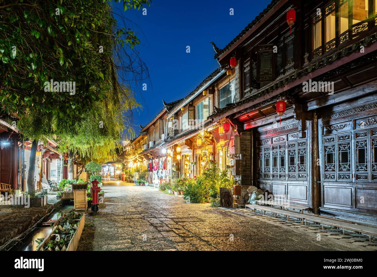 The Old Town of Lijiang is a UNESCO World Heritage Site and a famous ...