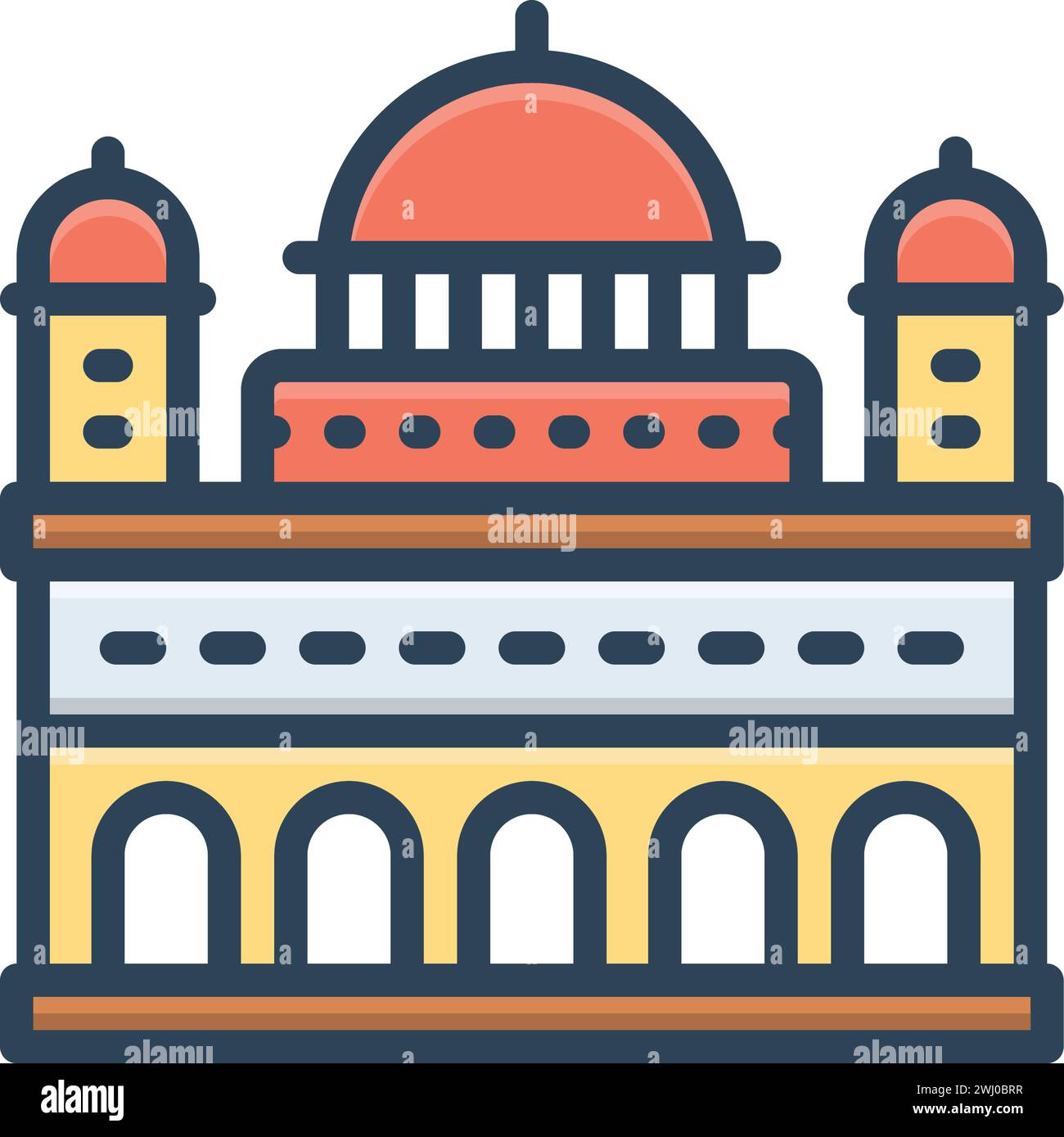 The parliament palace Stock Vector Images - Alamy