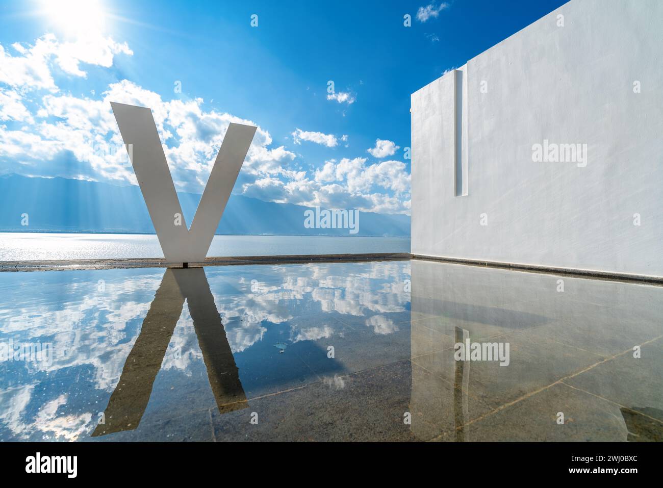 Landscape of Erhai Lake, located in Dali, Yunnan, China Stock Photo - Alamy