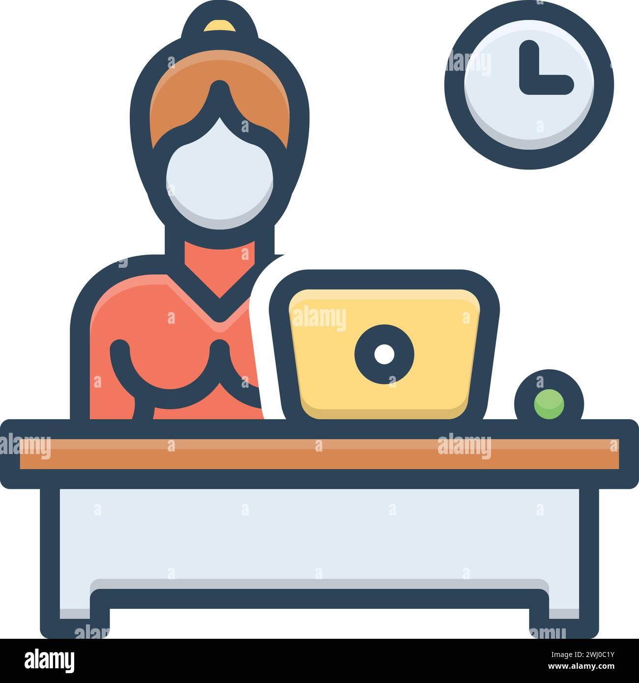 Icon for secretary,assistant Stock Vector Image & Art - Alamy