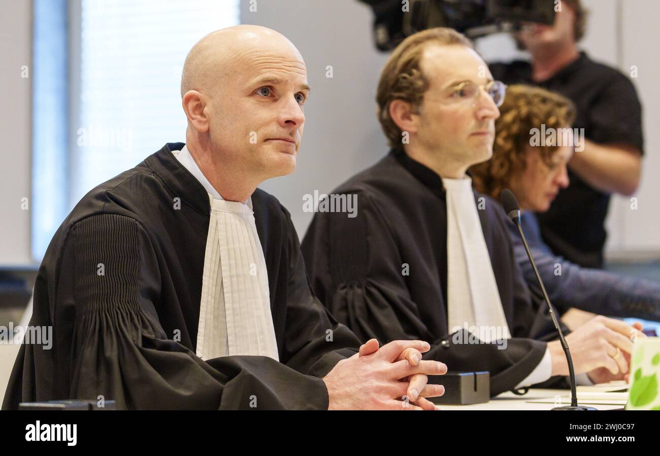 THE HAGUE - State Attorney Erik Koppe and Reimer Veldhuis prior to the ...