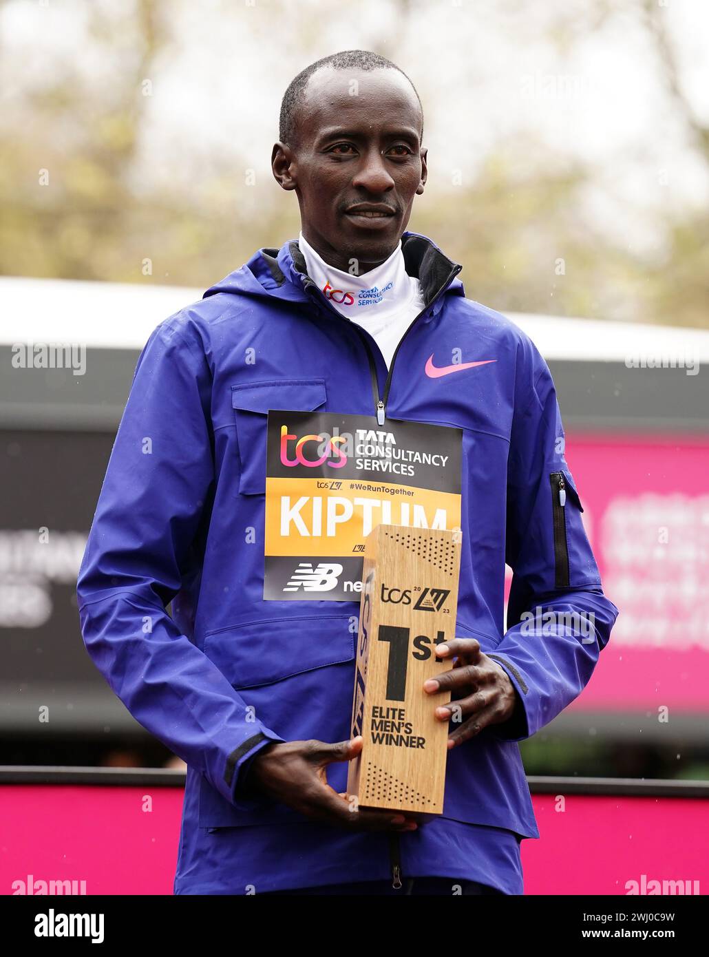 File photo dated 23-04-2023 of Kelvin Kiptum. Marathon world record ...