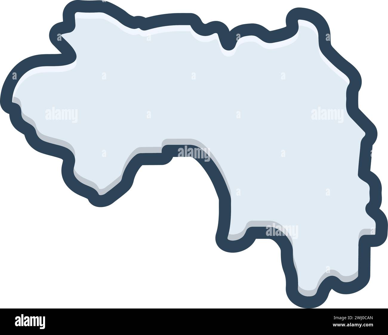 Conakry map Stock Vector Images - Alamy