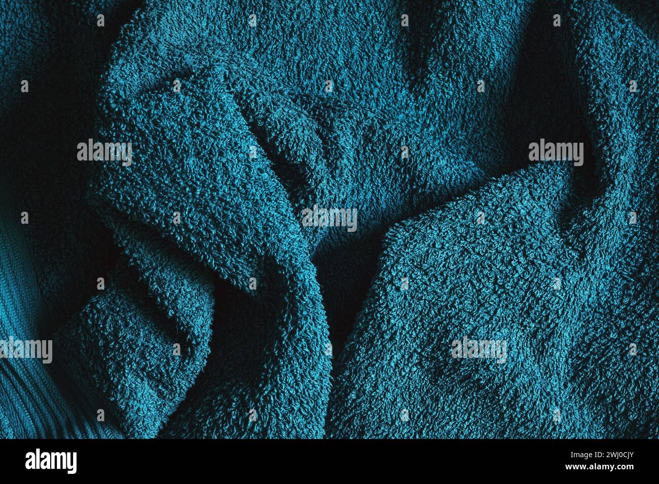 Texture of a cotton bath towel, top view Stock Photo - Alamy