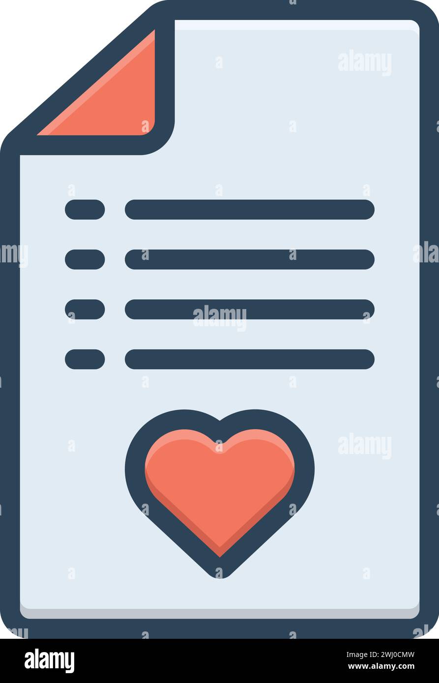 Favorite list vector vectors hi-res stock photography and images - Alamy