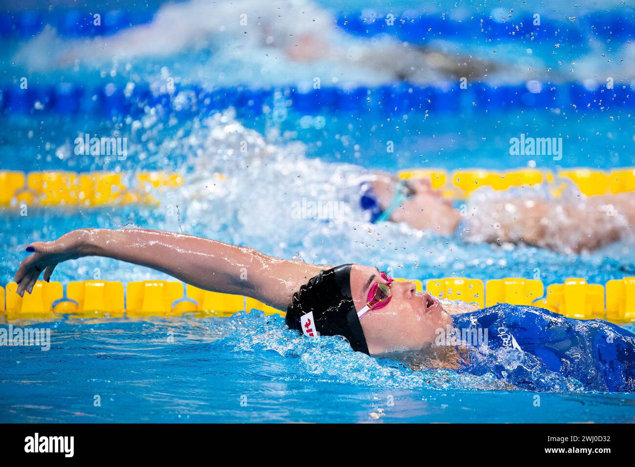 Doha, Qatar. 12th Feb, 2024. Jana Markovic of Serbia competes in the ...