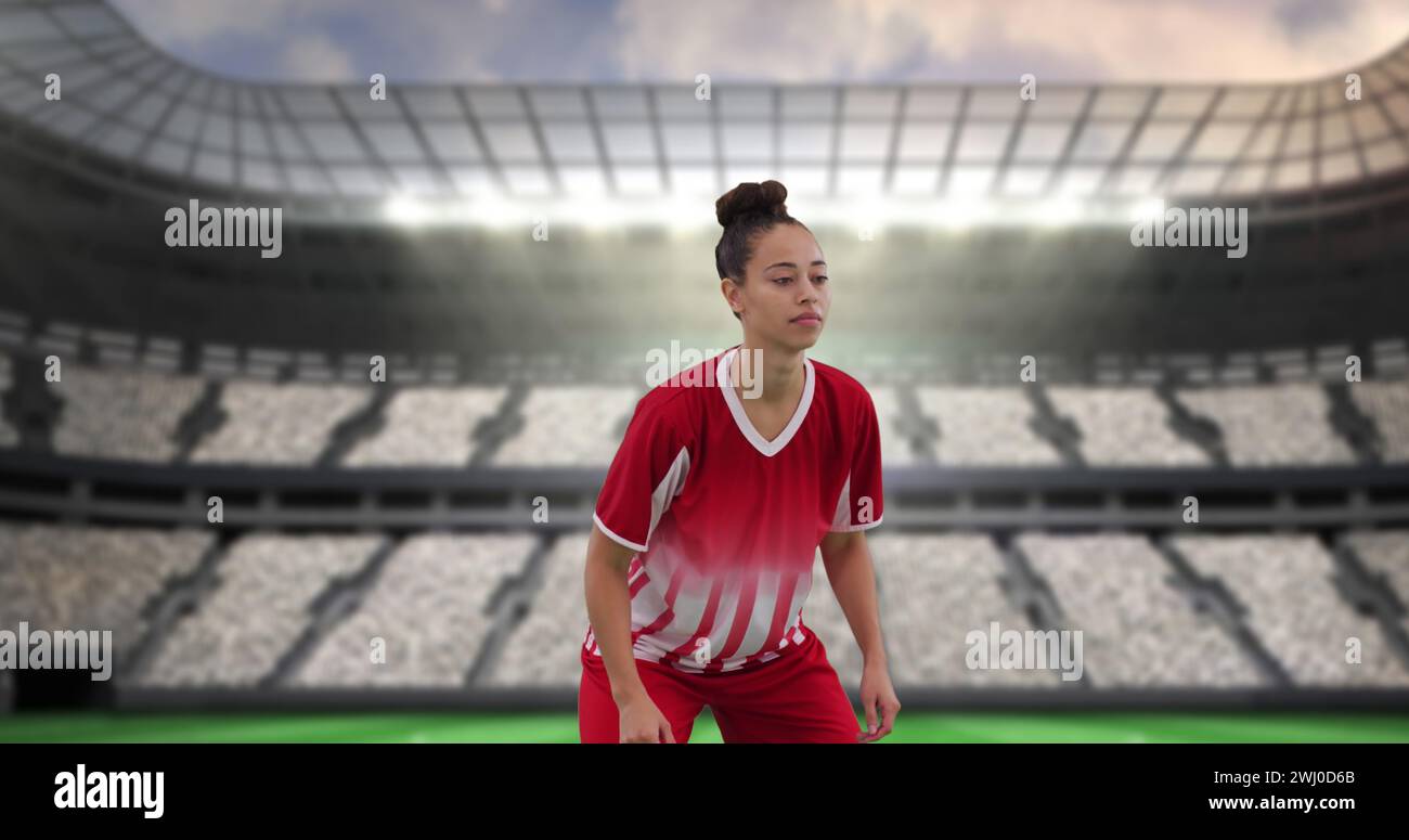 Female soccer player hi-res stock photography and images - Alamy