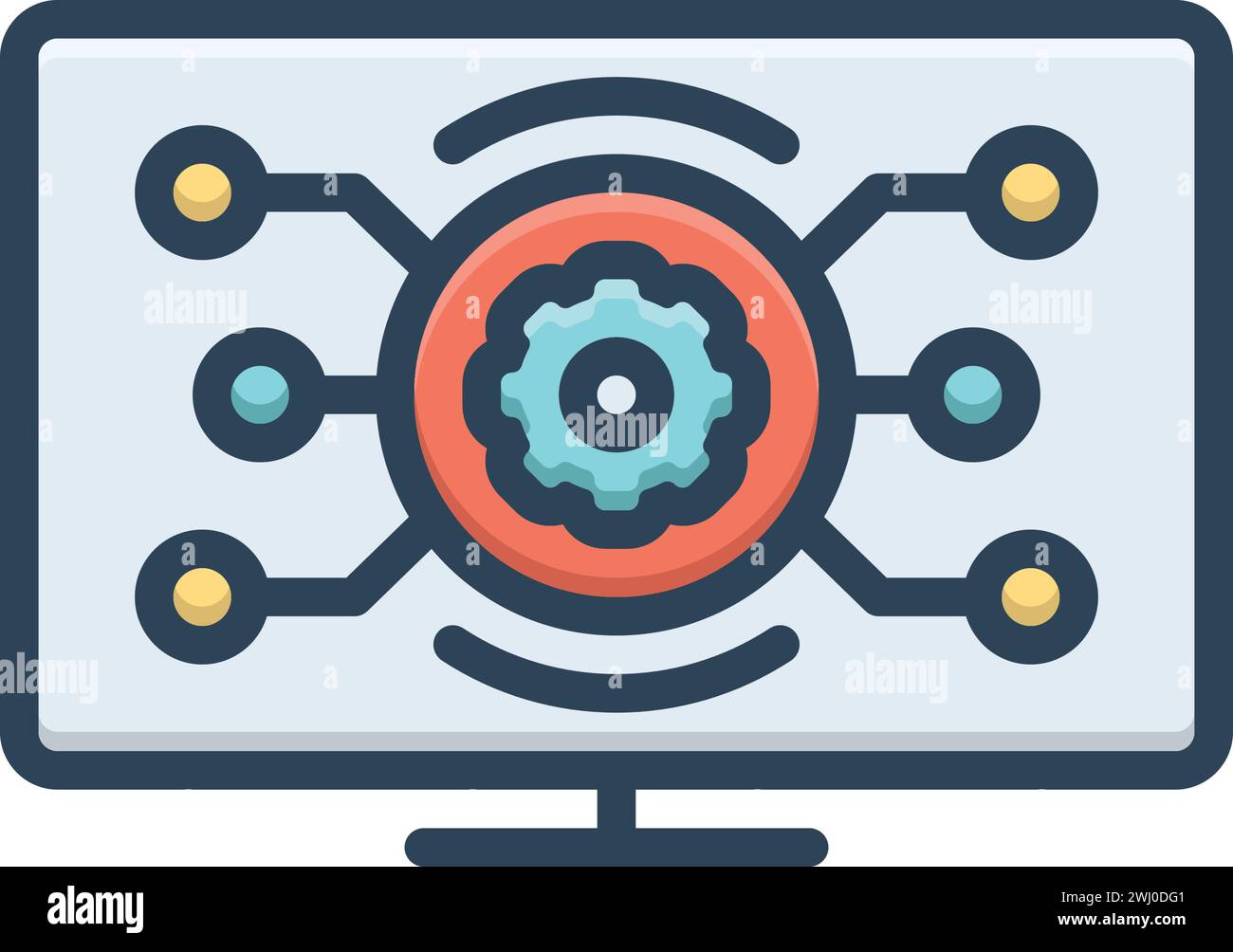 Icon for featuring,displaying Stock Vector Image & Art - Alamy