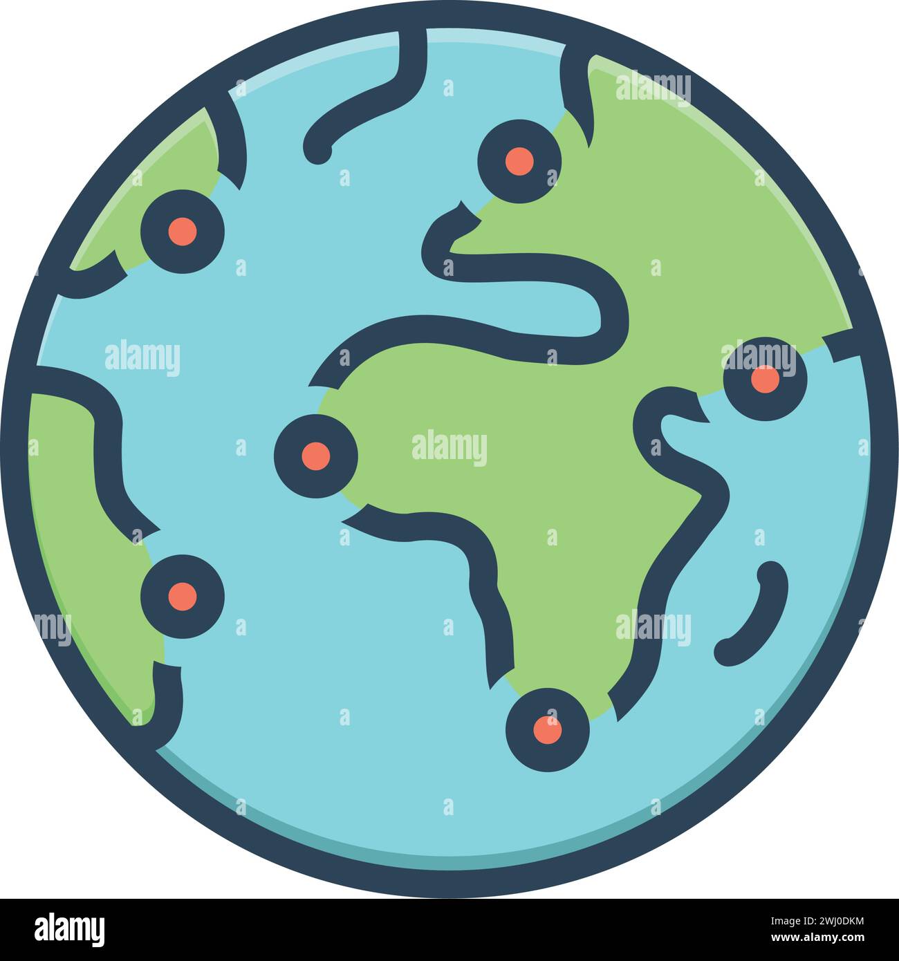 Icon for counties,territory Stock Vector Image & Art - Alamy