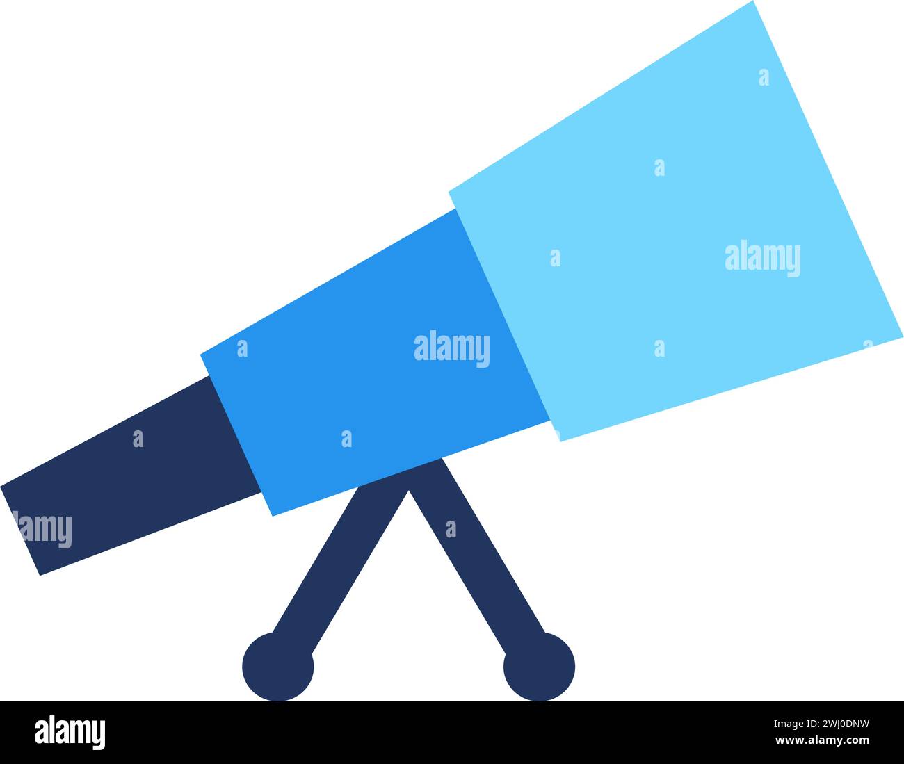 Viewing telescope Stock Vector Images - Alamy