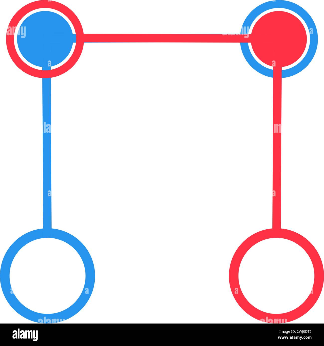 Digital web of connections. Groundwork structure of venture, abstract ...