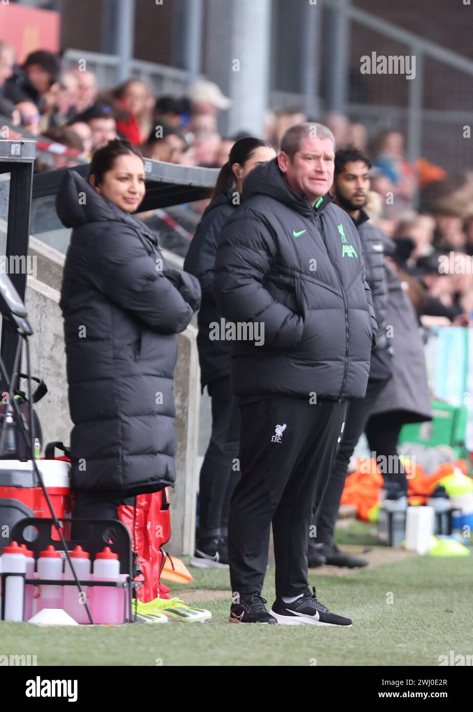 Matt Beard Manager of Liverpool Women during The Women's FA Cup Fifth ...