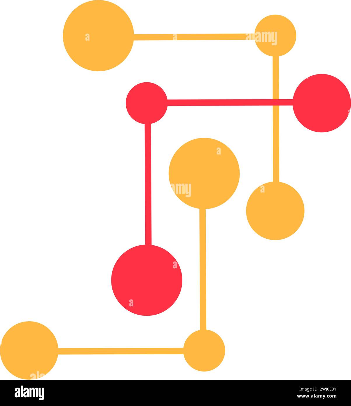 Community Building And Networking Complex Elements Of Network Design Abstract Techno Element
